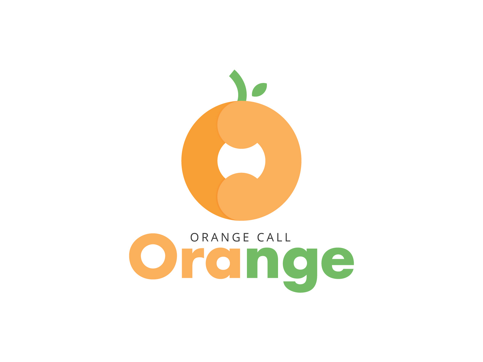 Orange Call logo by Habib Ahmed on Dribbble