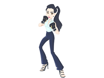 Girl Boxing by Mahmoud Fawzy on Dribbble