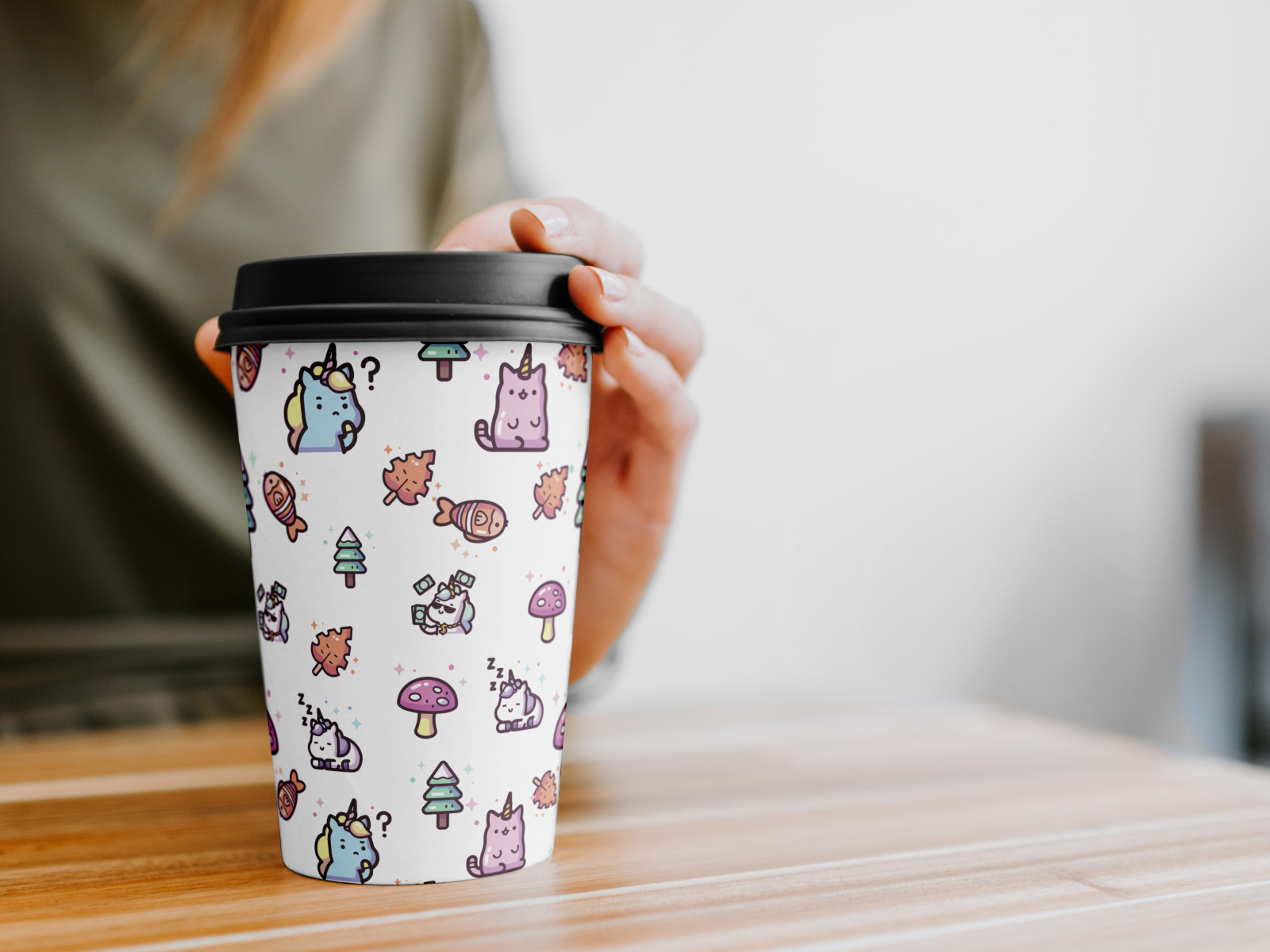 paper cup pattern by Jannatul Ferdous on Dribbble