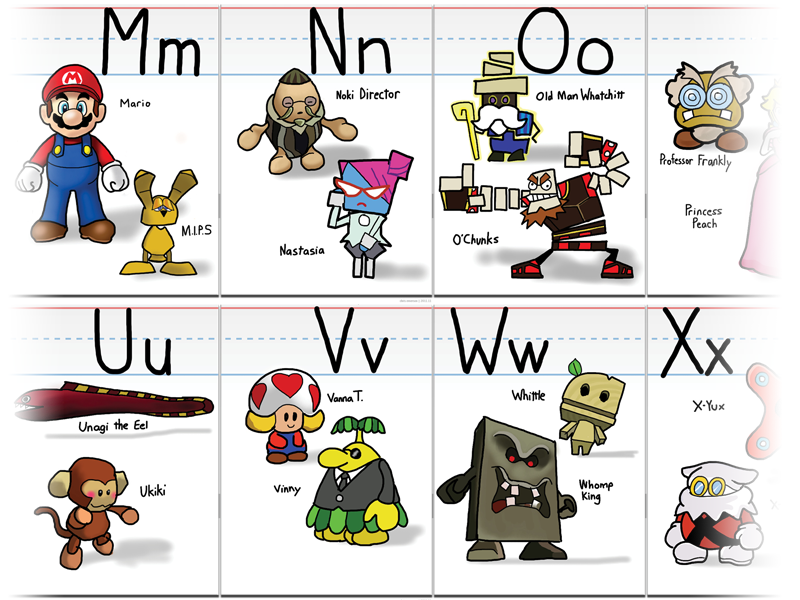Super Mario Alphabet by Emerson on Dribbble