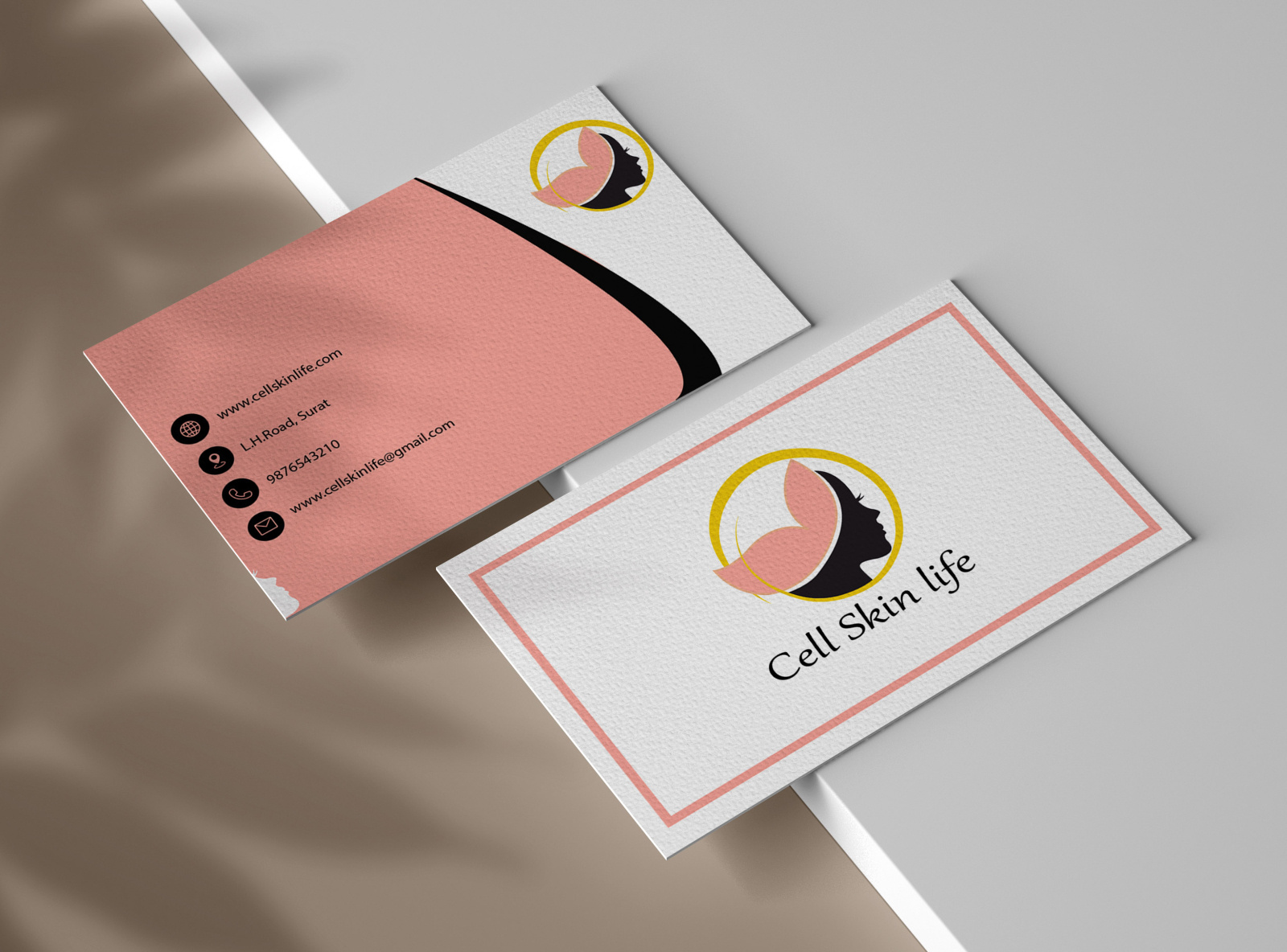 Beauty Business Card by pooja on Dribbble
