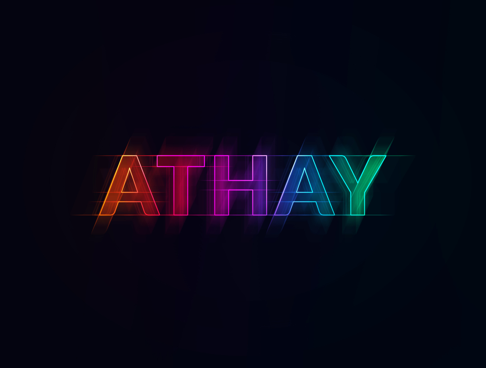 ATHAY Text Effect Logo by Masuda Begum on Dribbble