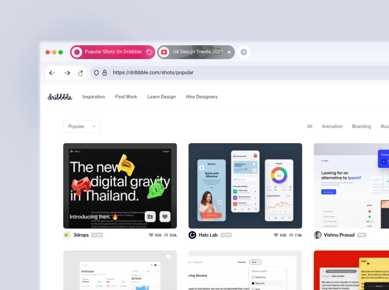 Google Chrome Redesign by Nourian on Dribbble