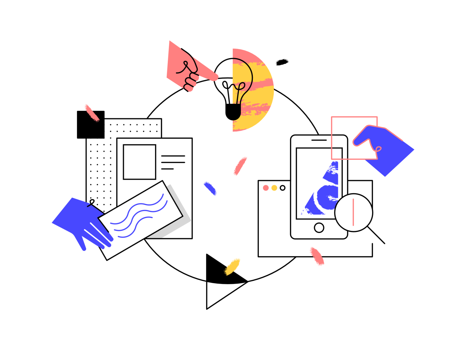 Dribbble - Illustrations.png by Pawel Olek