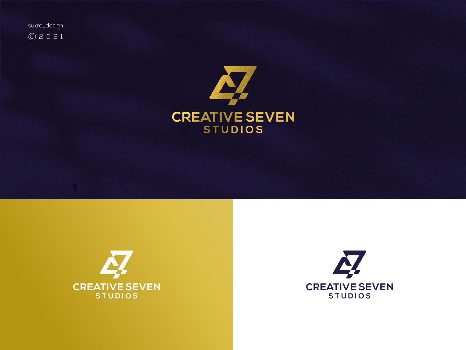 creative seven studios by sanjaya_design on Dribbble