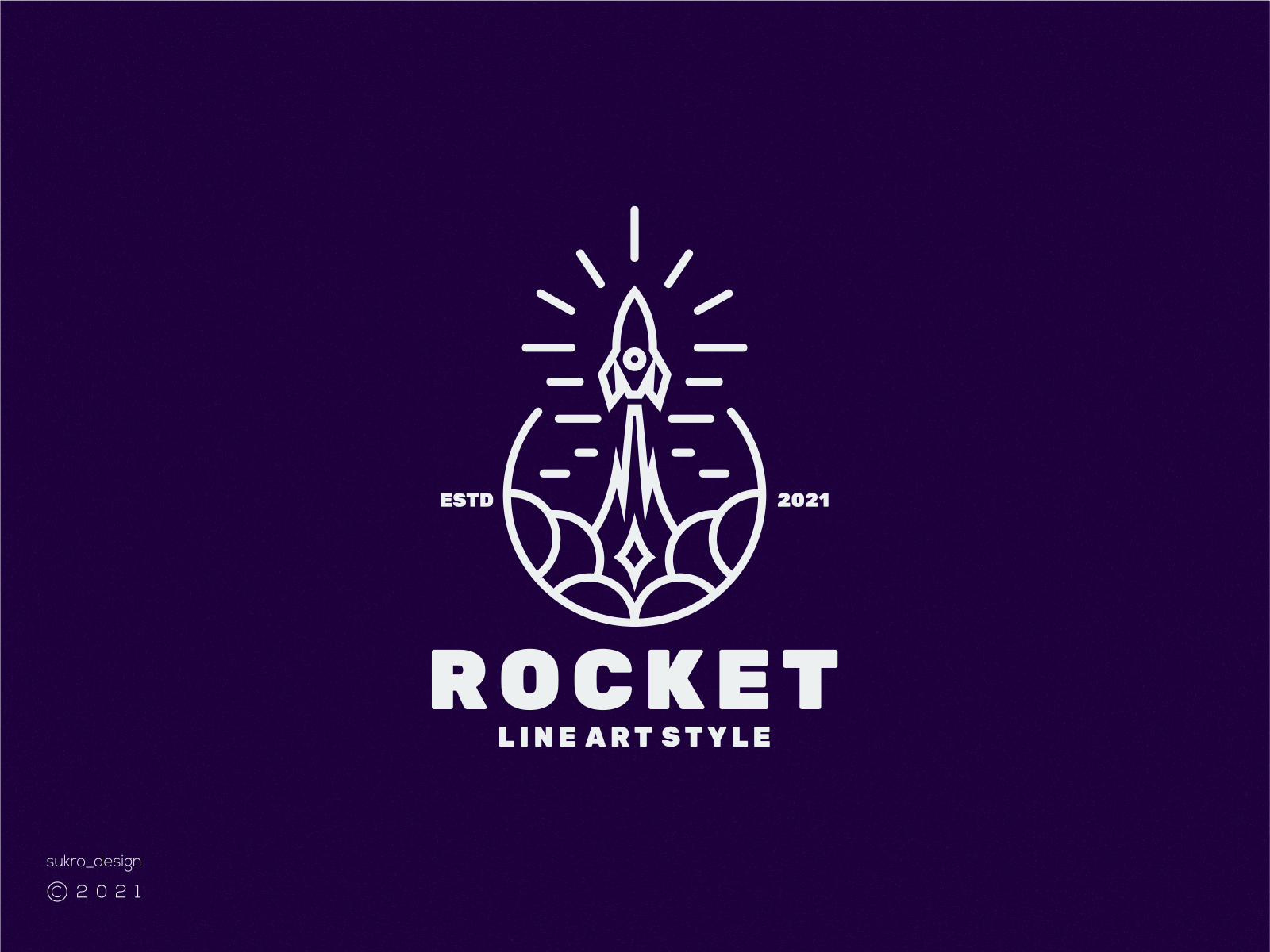 rocket logo by sanjaya_design on Dribbble