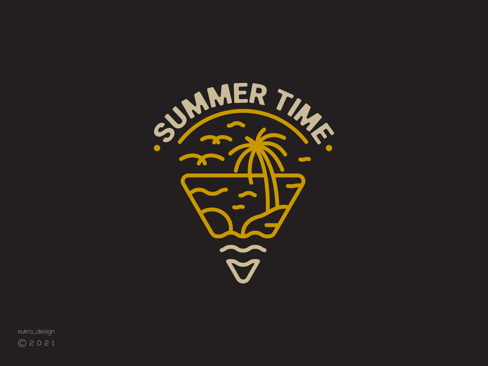 Summer Time logo by sanjaya_design on Dribbble
