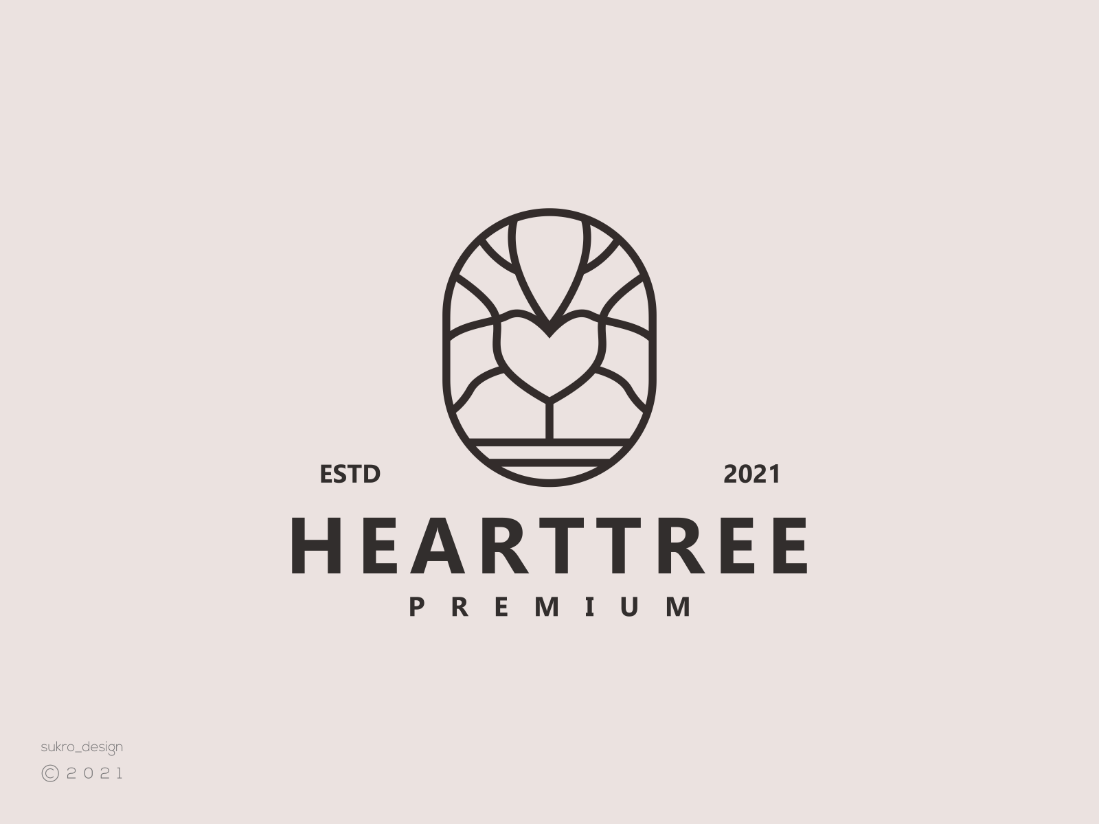 Heart Tree logo by sanjaya_design on Dribbble