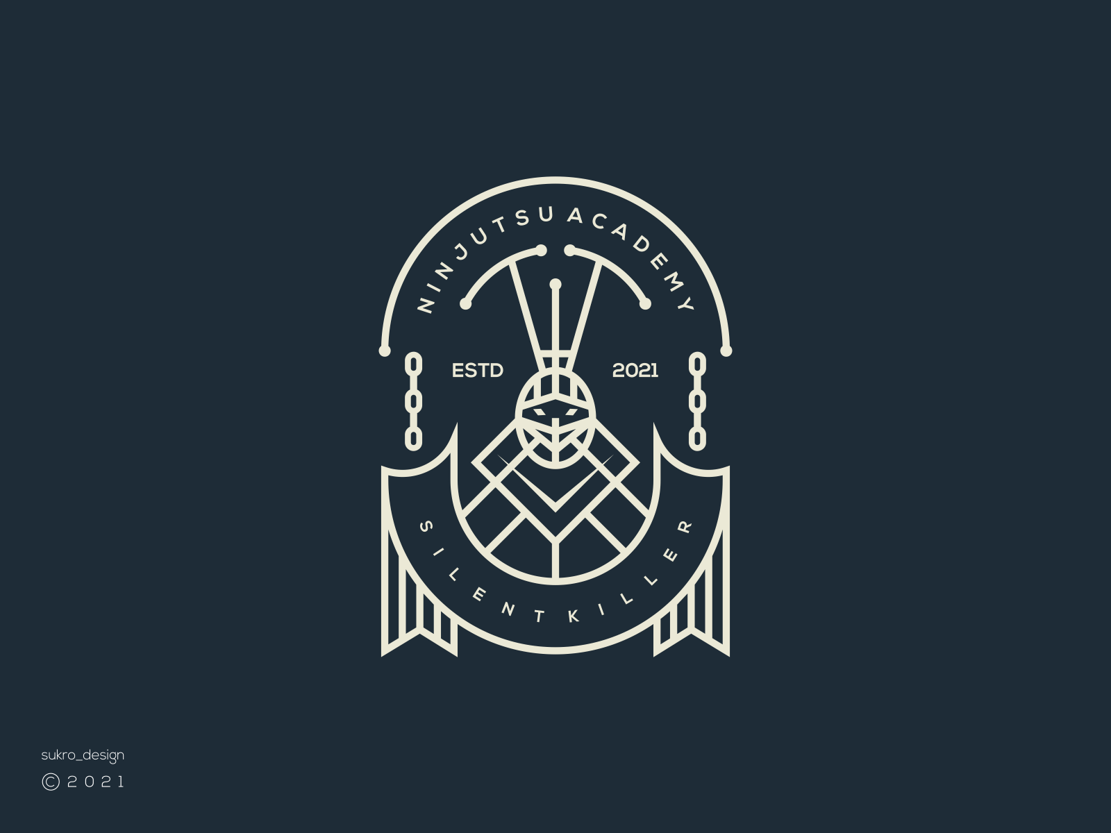 Ninjutsu Academy logo by sanjaya_design on Dribbble