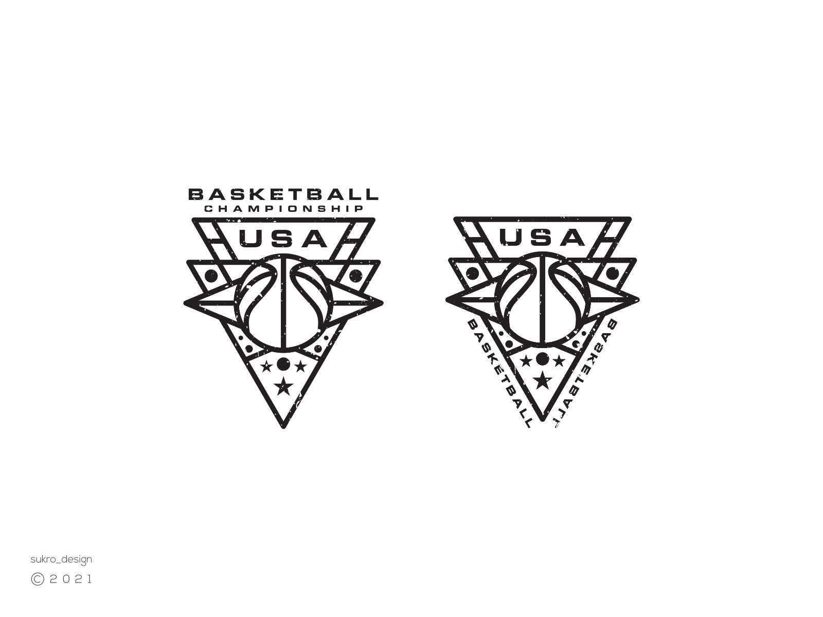 Usa Basketball Vector Logo