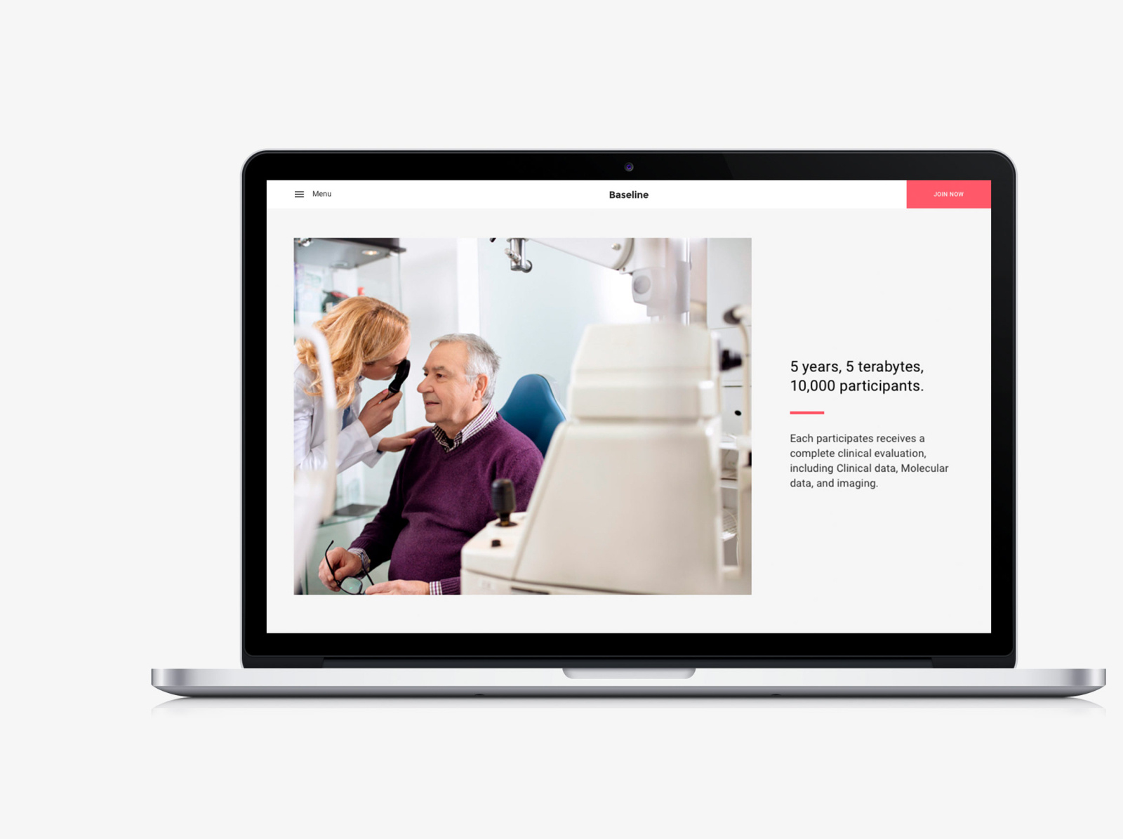 Baseline website by Ryan Henbest on Dribbble