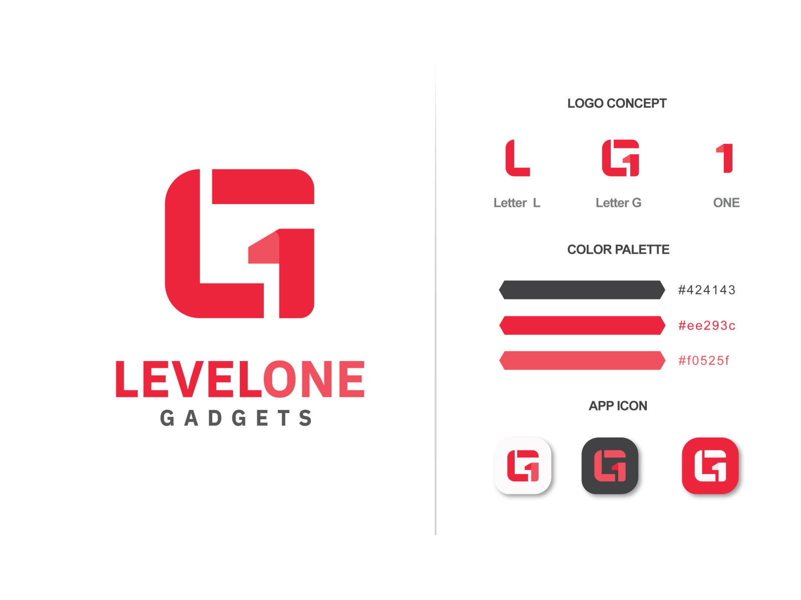 LEVELONE GADGETS LOGO by Atikur Rahman on Dribbble