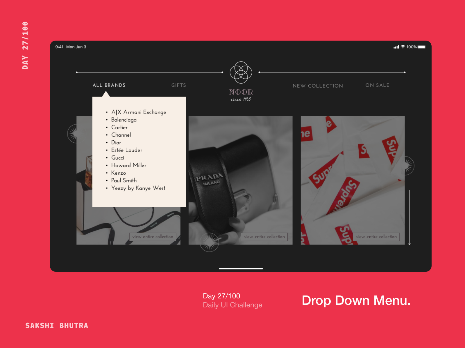 Drop Down Menu by Sakshi Bhutra on Dribbble