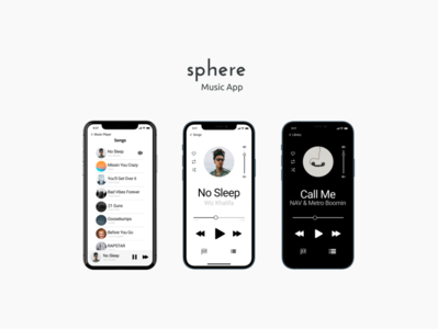 Sphere - Music App by Sahil Karnany on Dribbble
