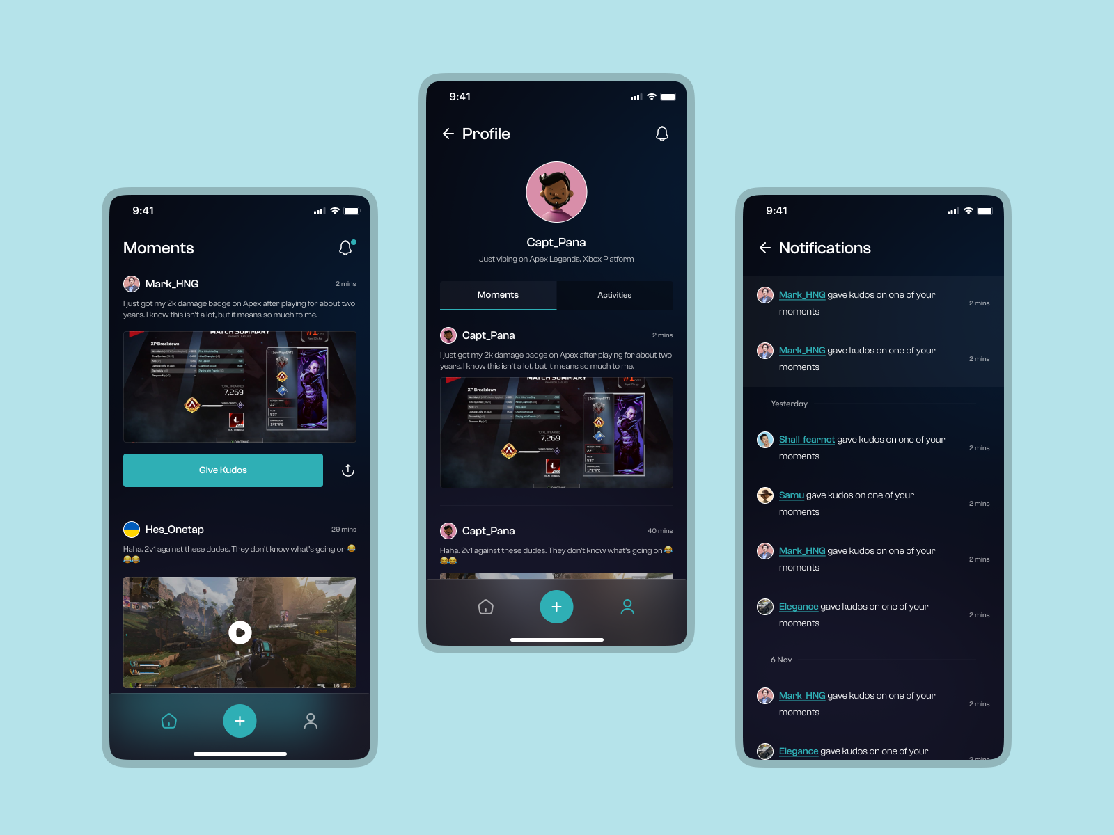 Moments App UI/UX by Bobola Adeniyi on Dribbble