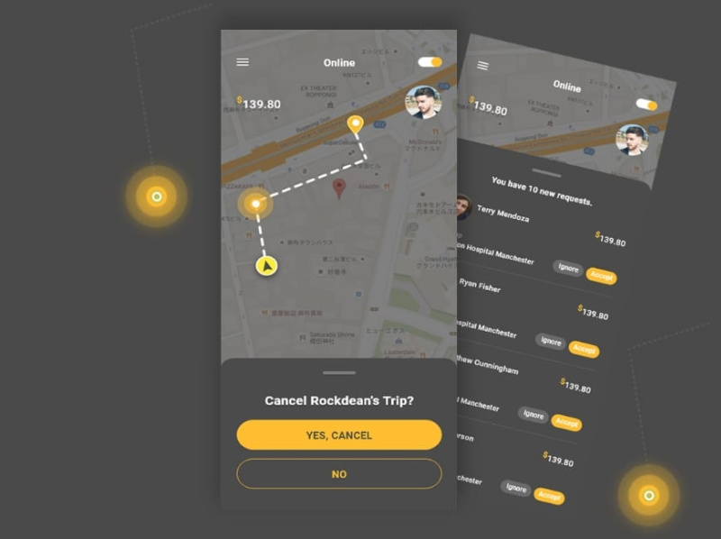 Pick Up APP ui ux by Tayyab Akram on Dribbble