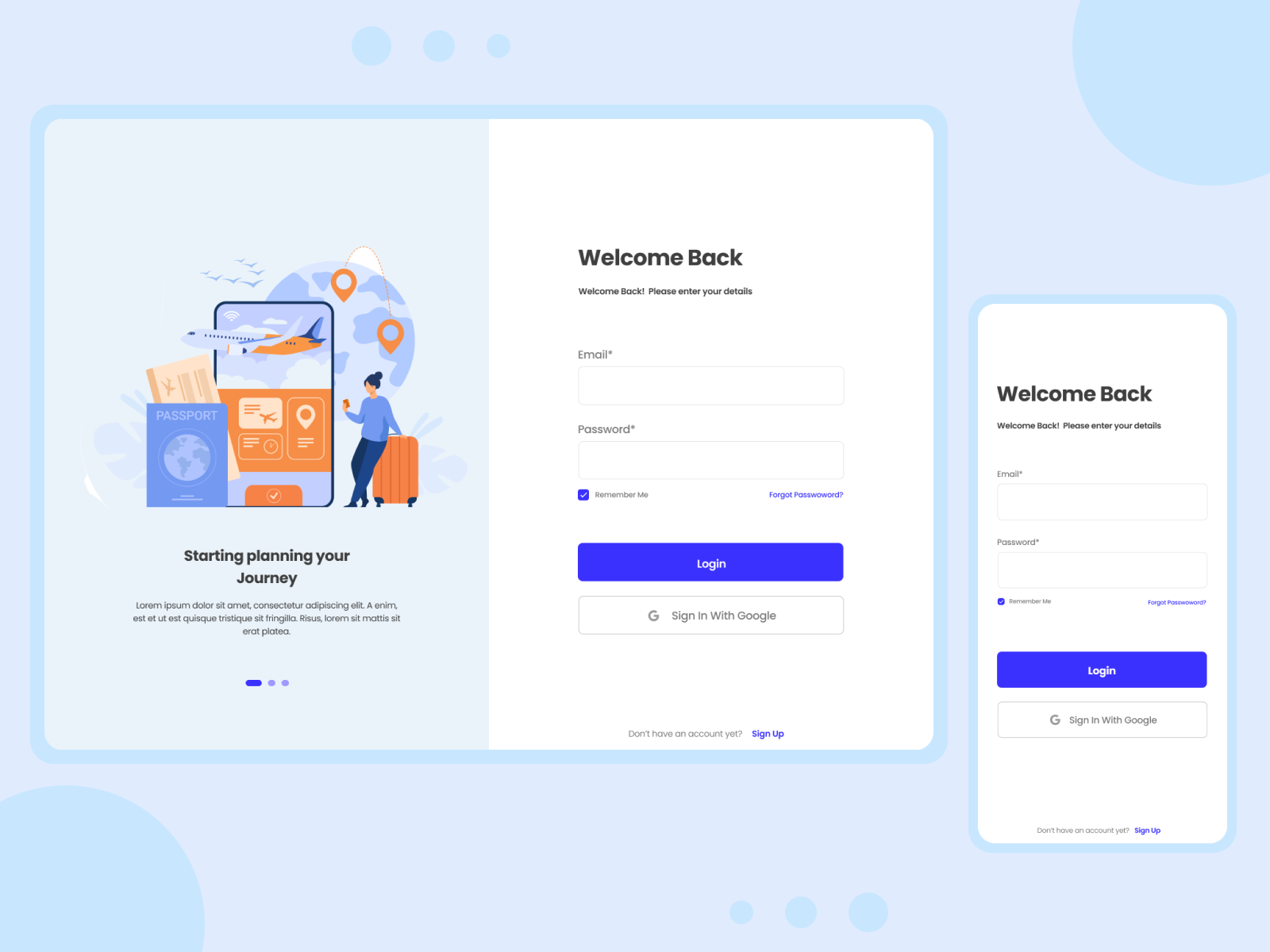 Login UI by Arief Maulana on Dribbble