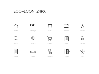 Eco Icon Black by RyanYoung on Dribbble