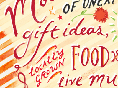 Fete poster by Luci Everett on Dribbble