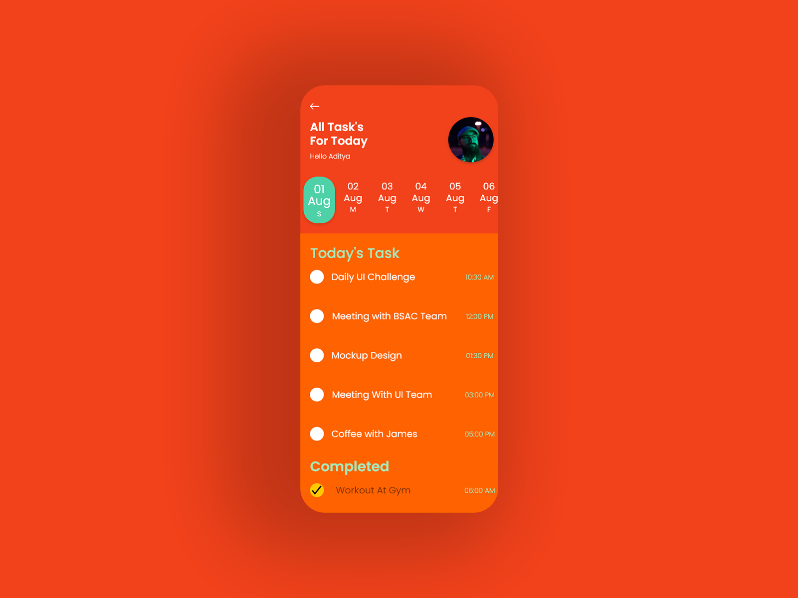 To Do List - Daily UI 42 by Aditya Tiwari on Dribbble