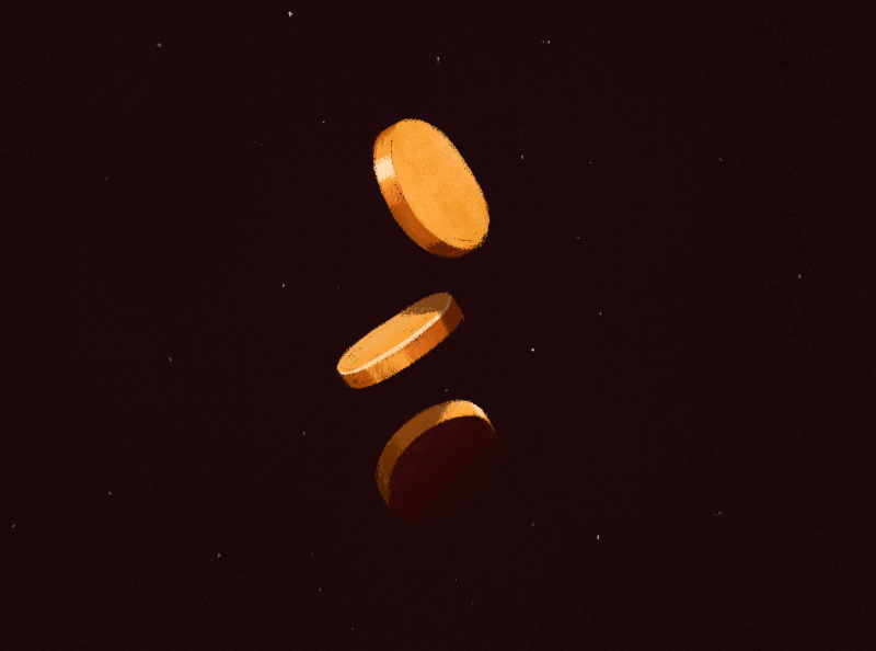 Coins In The Void by Adrian Isobel on Dribbble