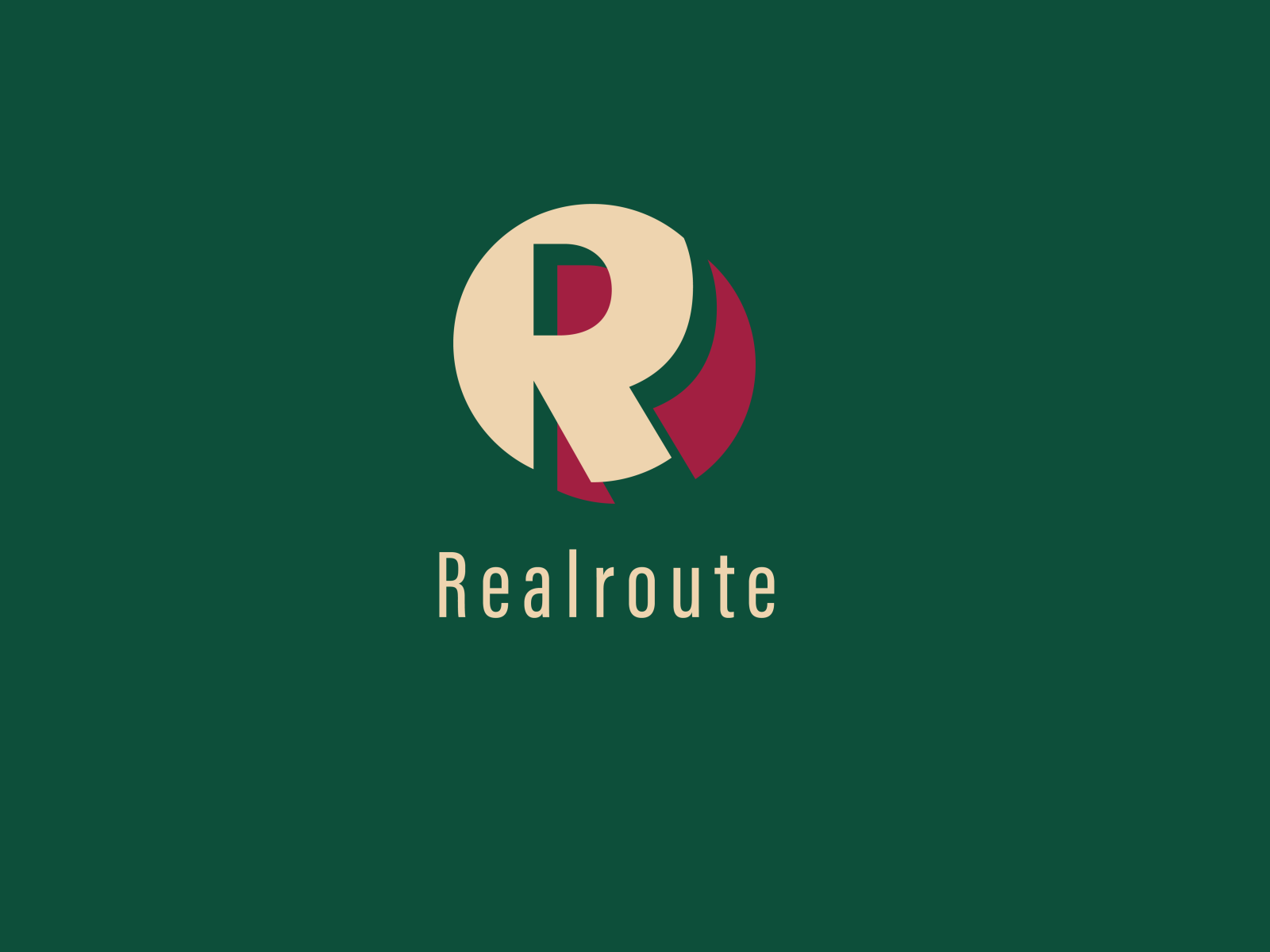 Realroute - logo design by Mila on Dribbble