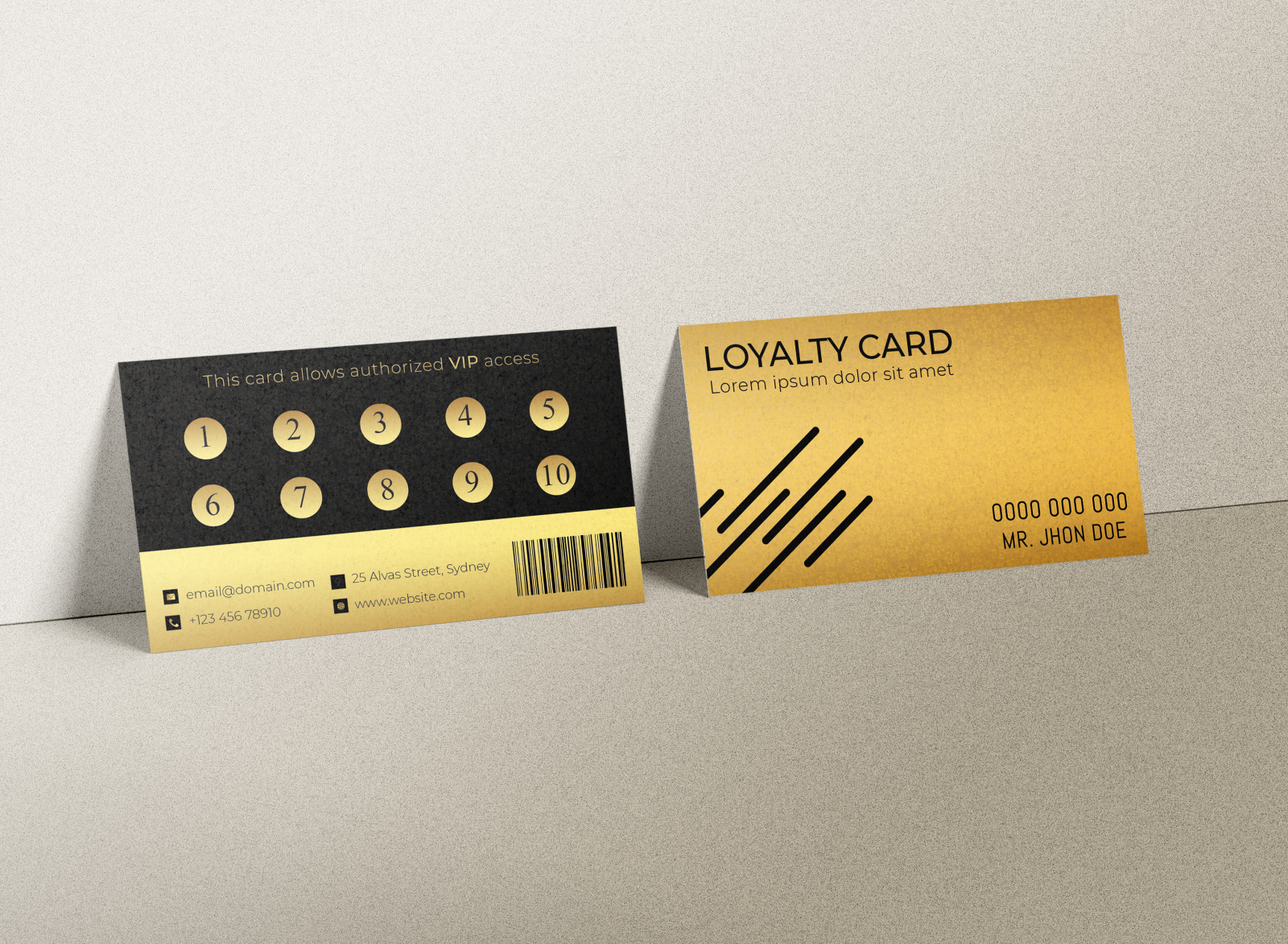 Loyalty Card by Tafhim Ahmed on Dribbble