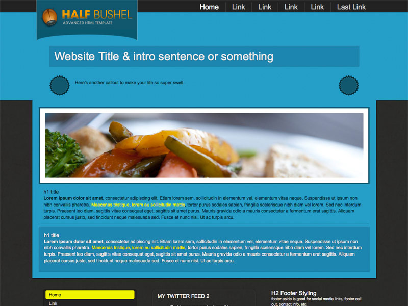 Web Template Design by Scott O'Hara on Dribbble