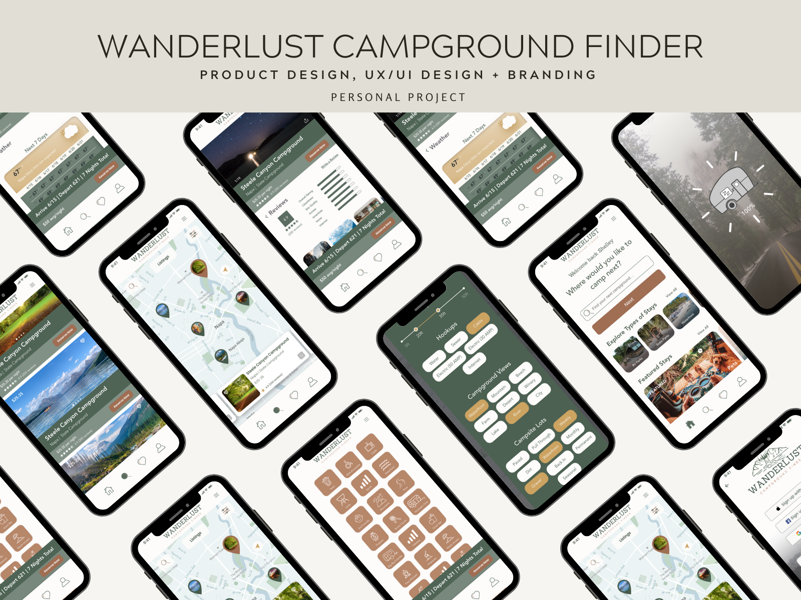Campground Finder Concept by Shelley McKibben on Dribbble