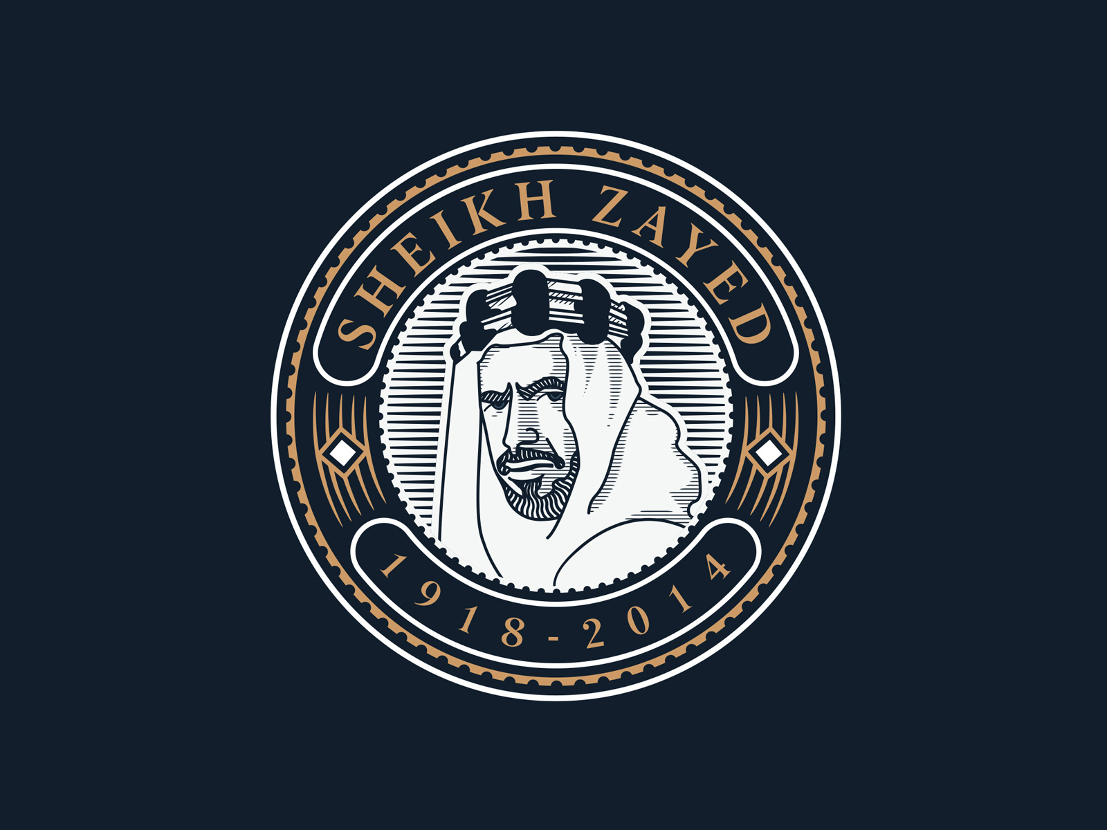 Sheikh Zayed Logo by Shyam B on Dribbble