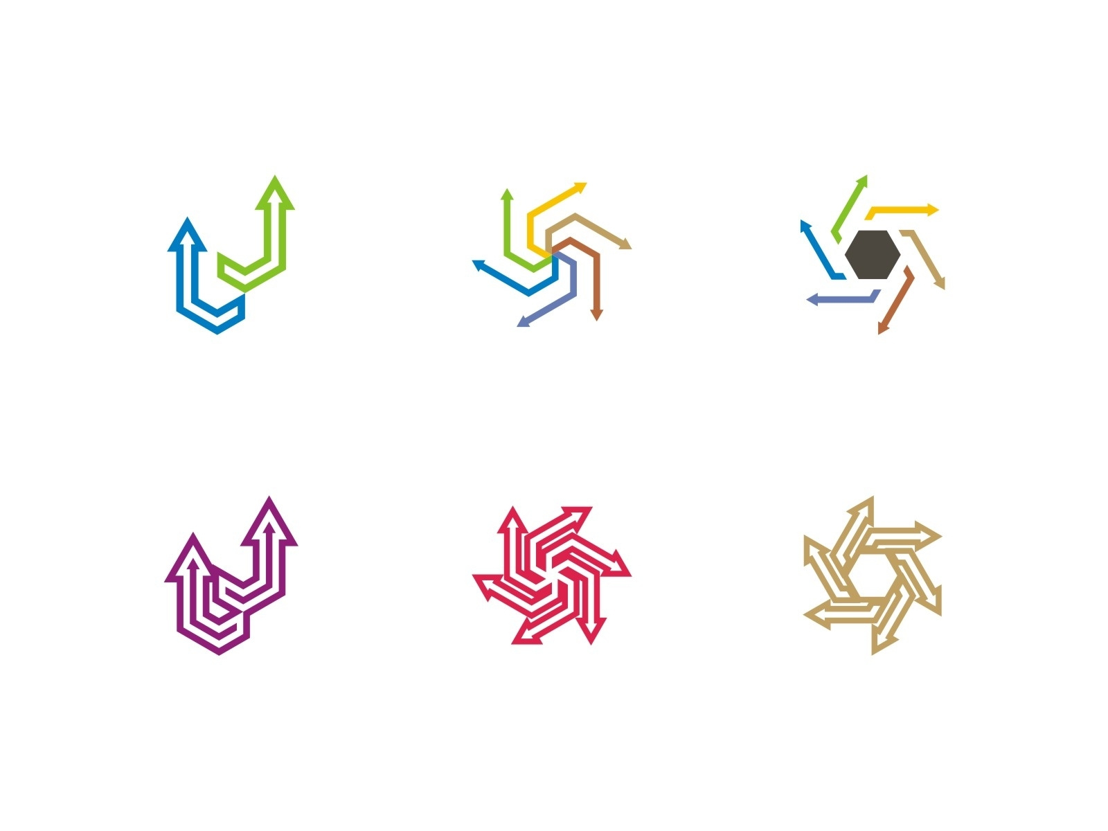 Arrows Logo by VeldaHadasa on Dribbble