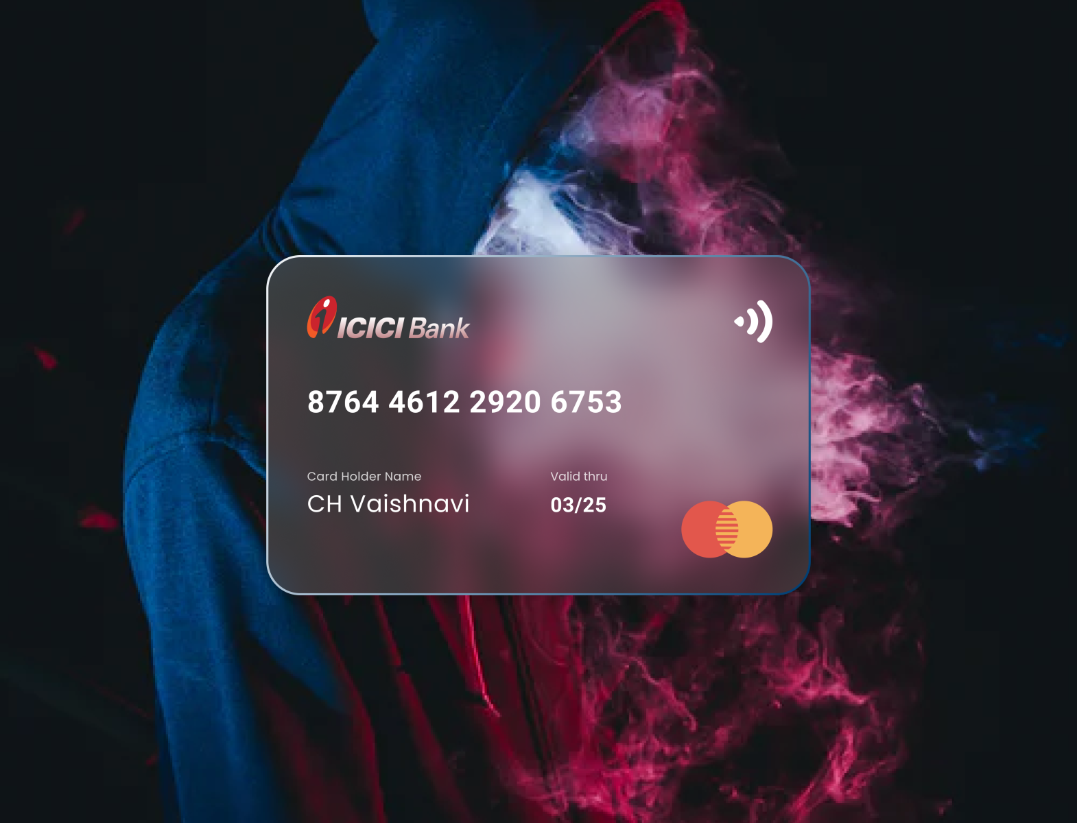 Bank Card UI - Glassmorphism by Chalamasetti Vaishnavi on Dribbble