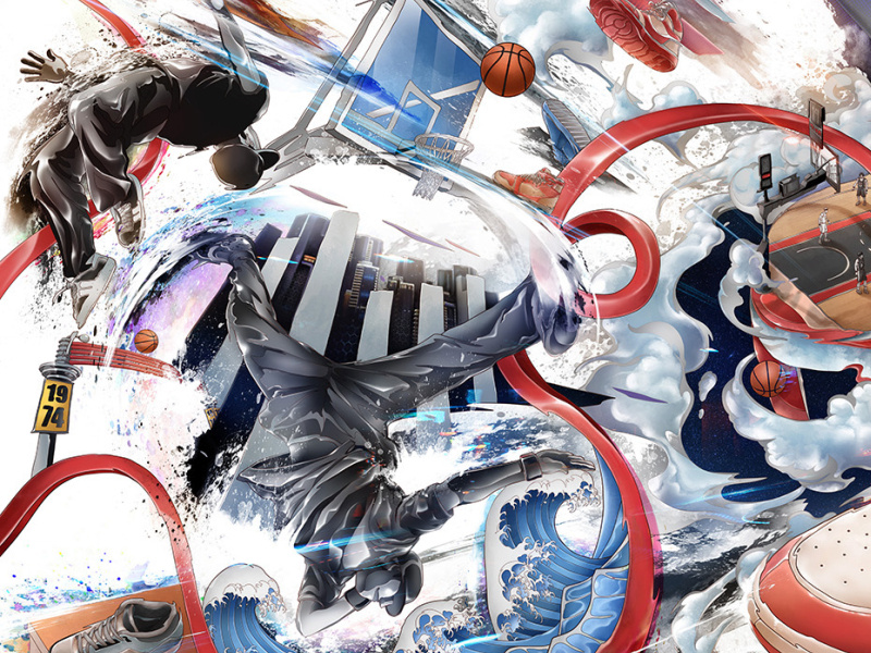 FOOT LOCKER illustration by KAZE PARK on Dribbble