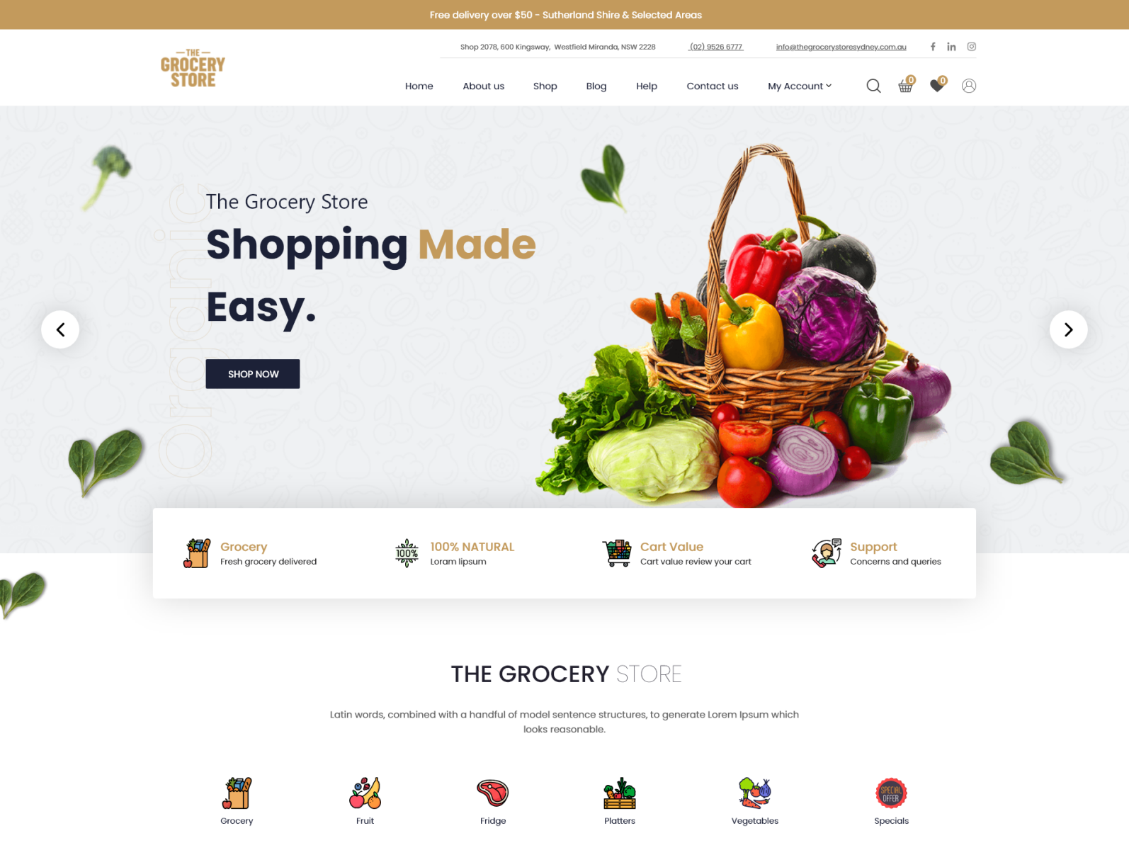 Grocery Store by Rukshana Shaikh on Dribbble