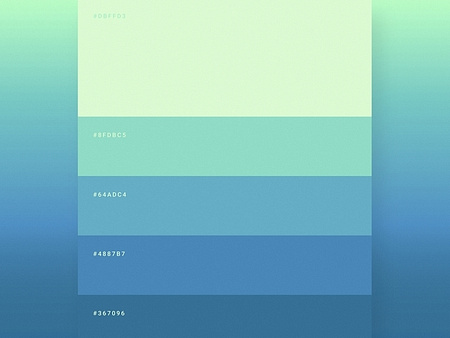 Clean Colour Palette by RFNco on Dribbble