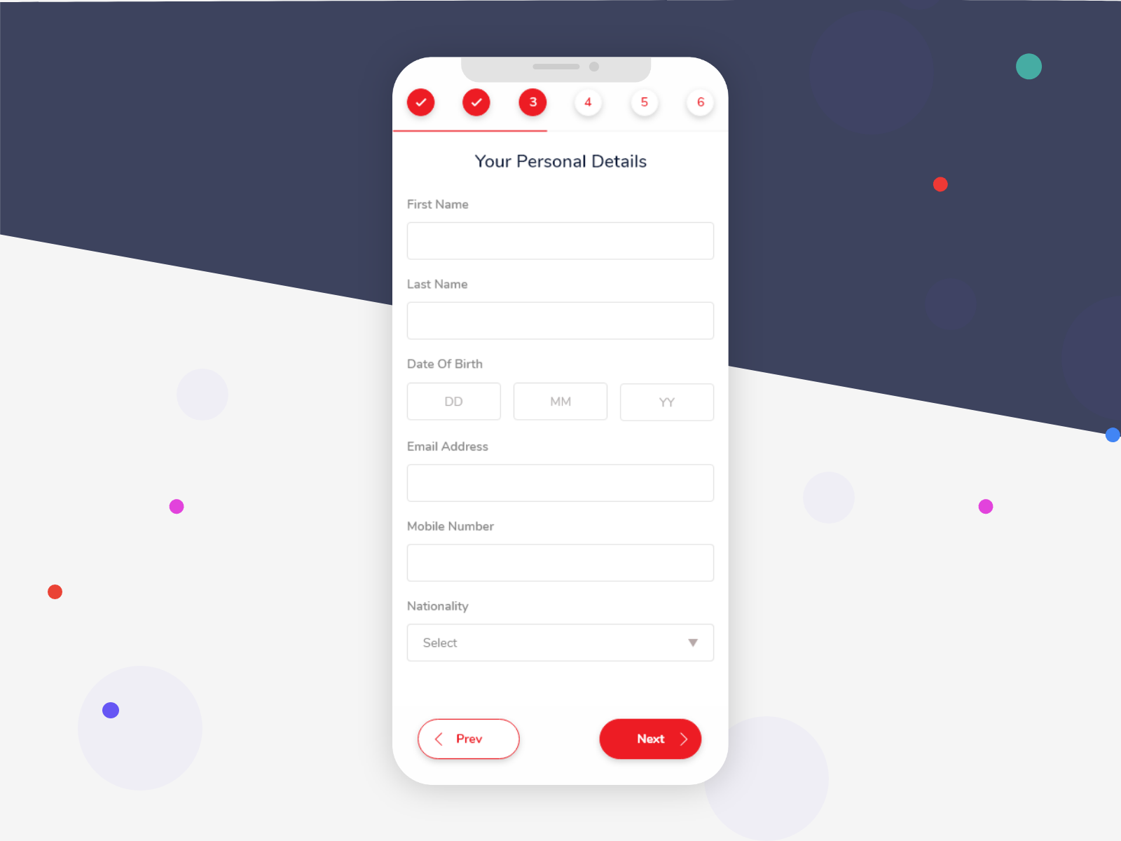 Form steps- Mobile App by Arjun Amgain on Dribbble Form steps- Mobile App by Arjun Amgain on Dribbble