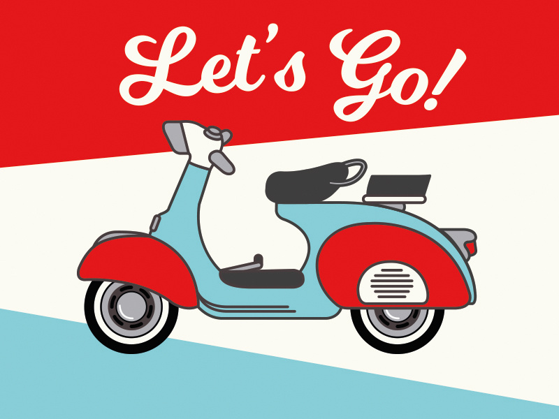 Moped by Faceless Creative Co. on Dribbble