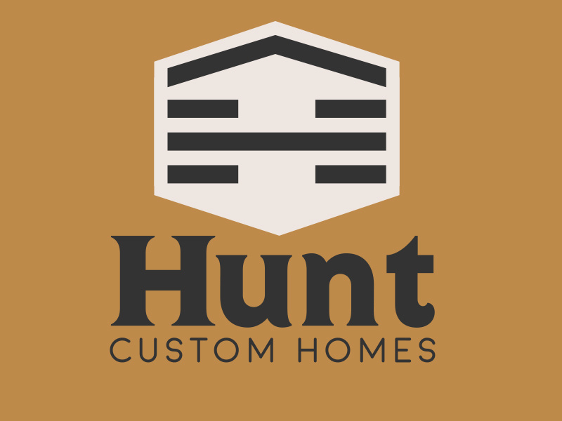Hunt Custom Homes by Faceless Creative Co. on Dribbble