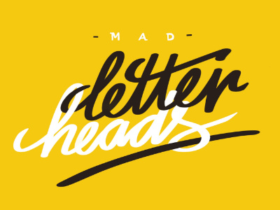 Mad Letter Heads by Harmen on Dribbble