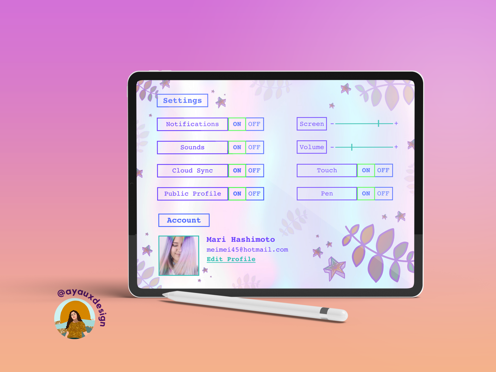 Settings UI Design For A IPad Drawing App By Aya Fathallah On Dribbble settings-ui-design-for-a-ipad-drawing-app-by-aya-fathallah-on-dribbble