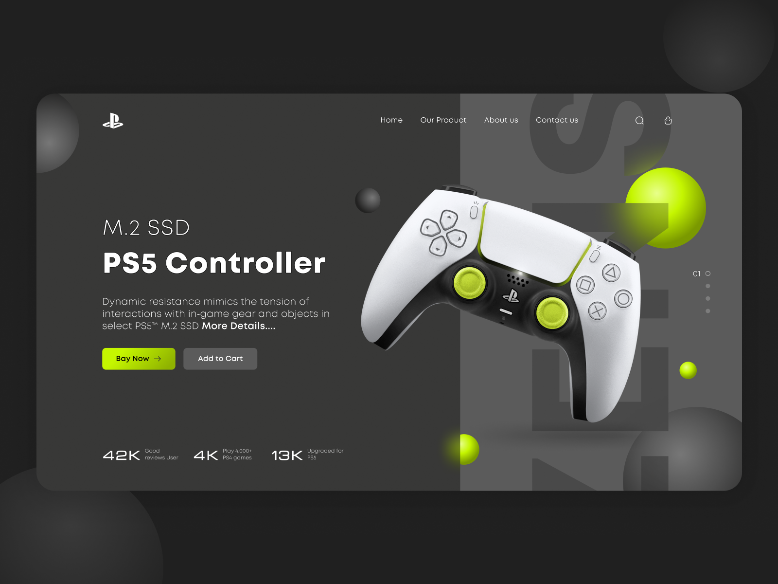 PS5 Product Page by Khem.Design on Dribbble