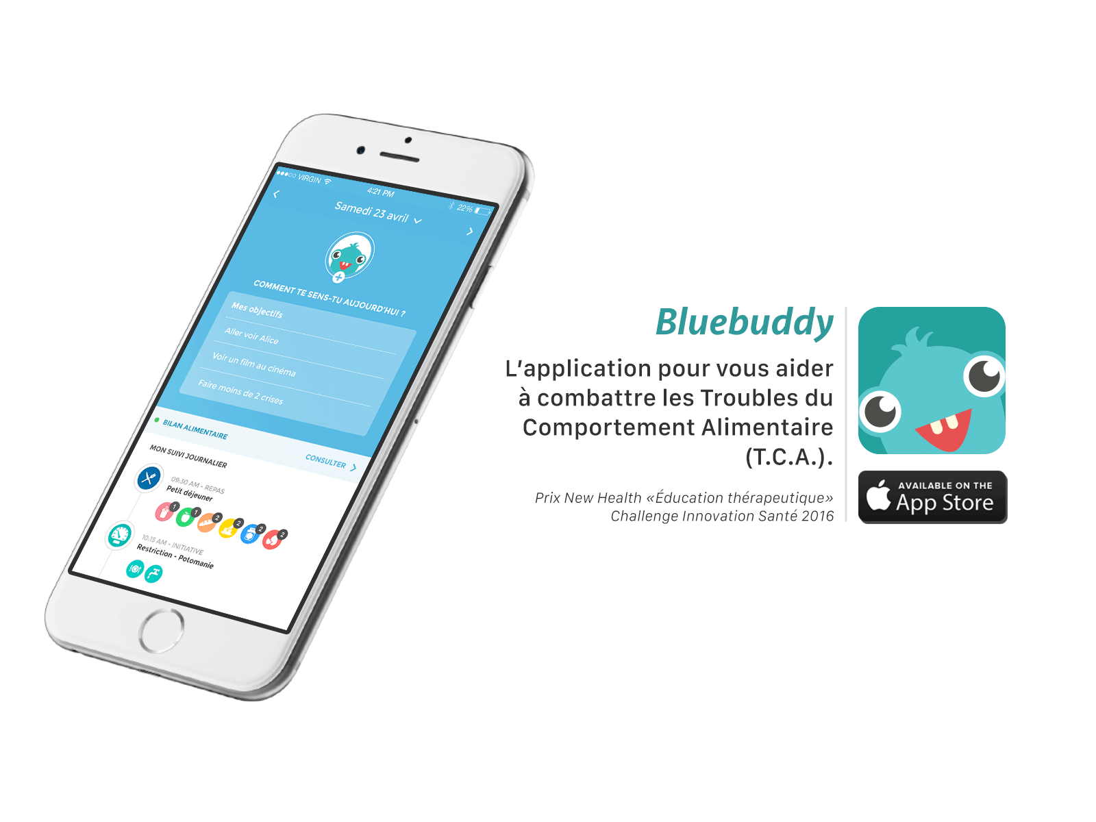 Bluebuddy App by Samantha Selva on Dribbble