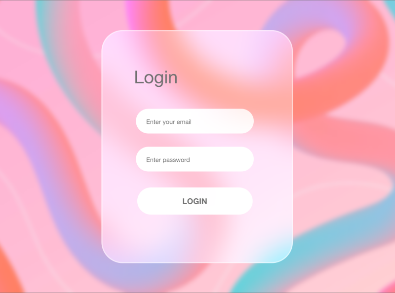 Login UI Page Design by Ankit Gupta on Dribbble