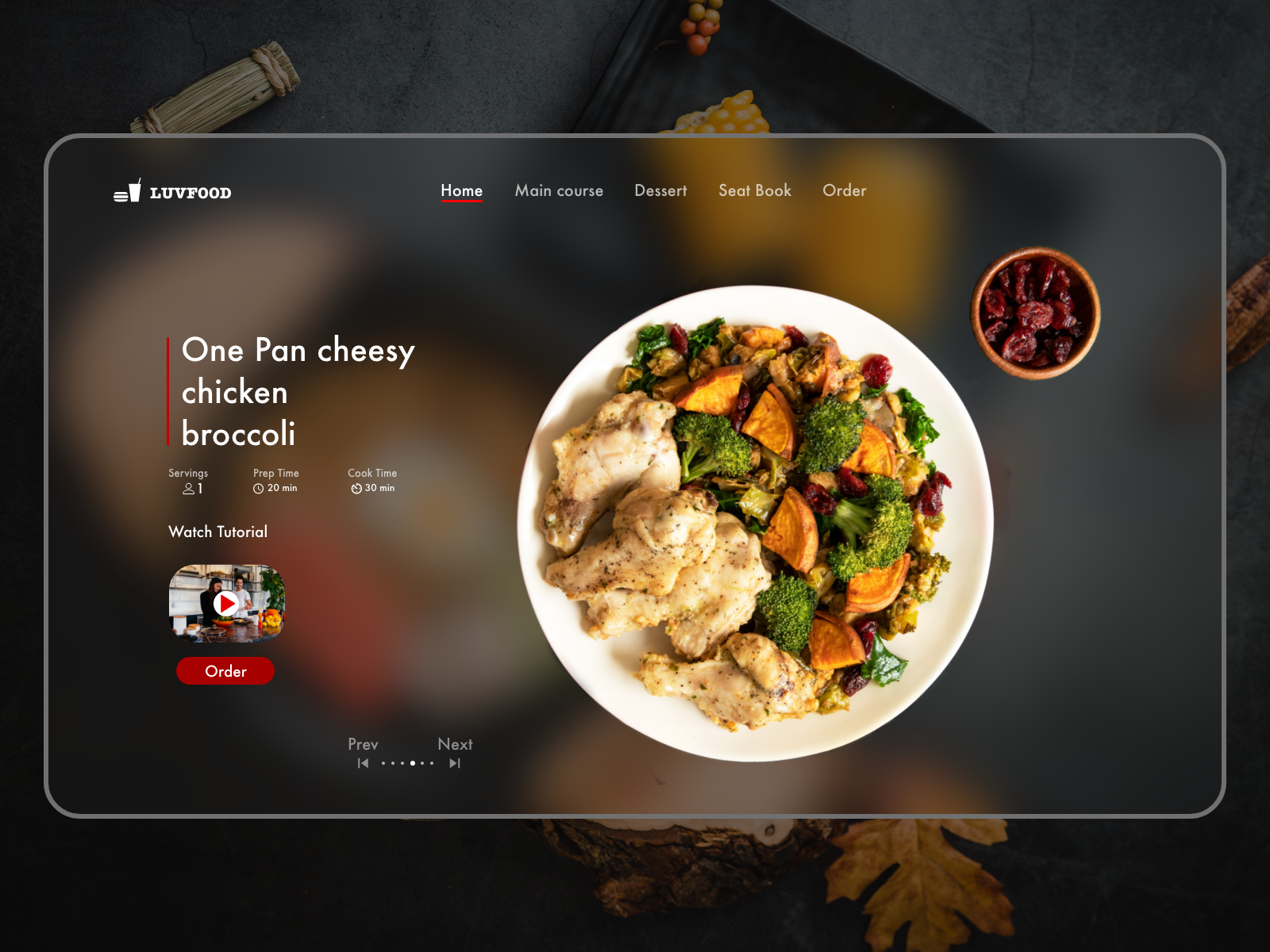 Cooking Website Design by Ankit Gupta on Dribbble