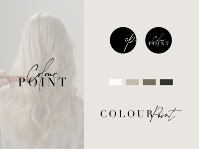 ColourPoint Logo | Hair Colorist by Tiffany Kenyon | Modern, Elegant ...