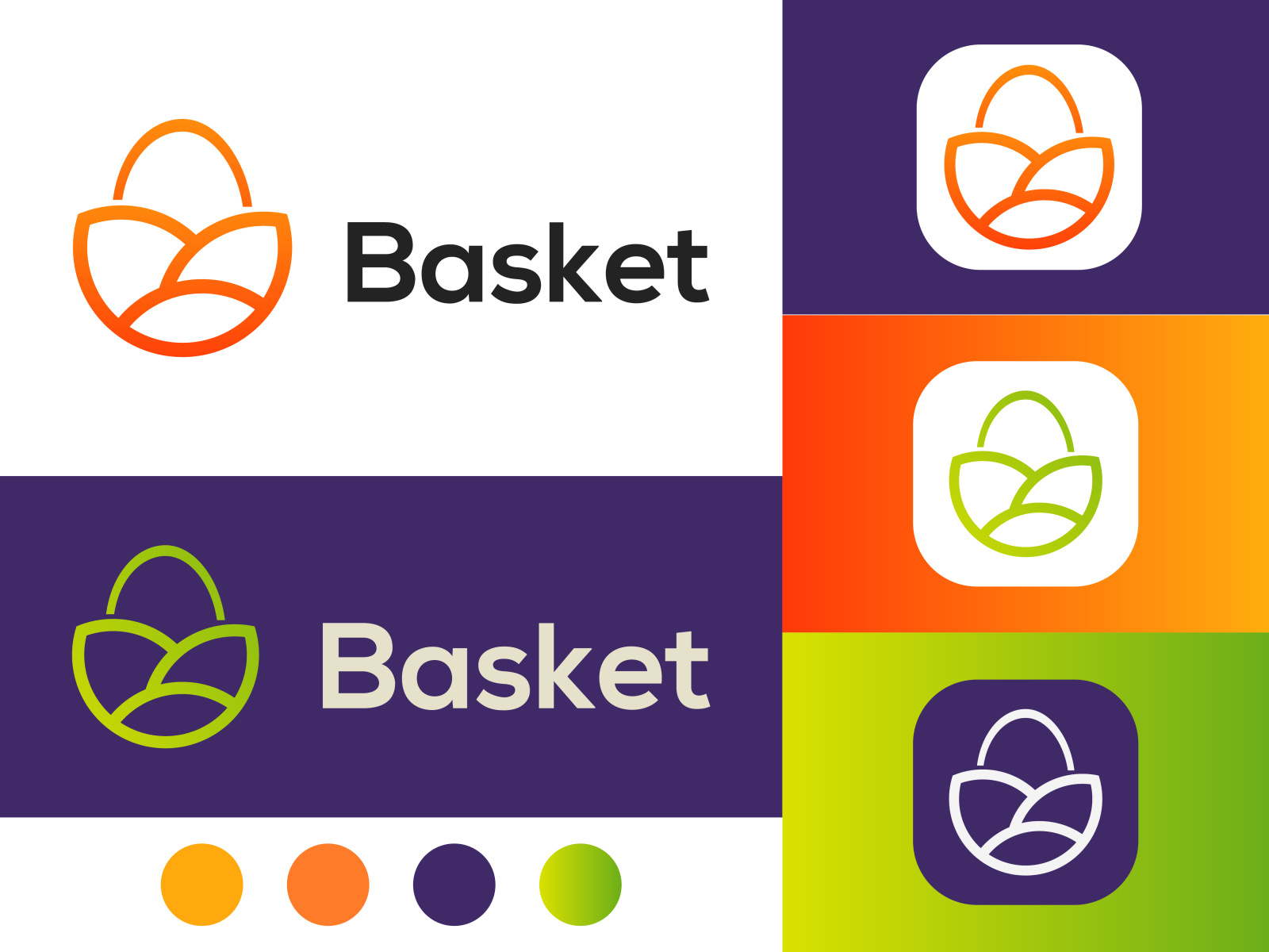 Basket Logo Design by HM Bayzid Hasan on Dribbble
