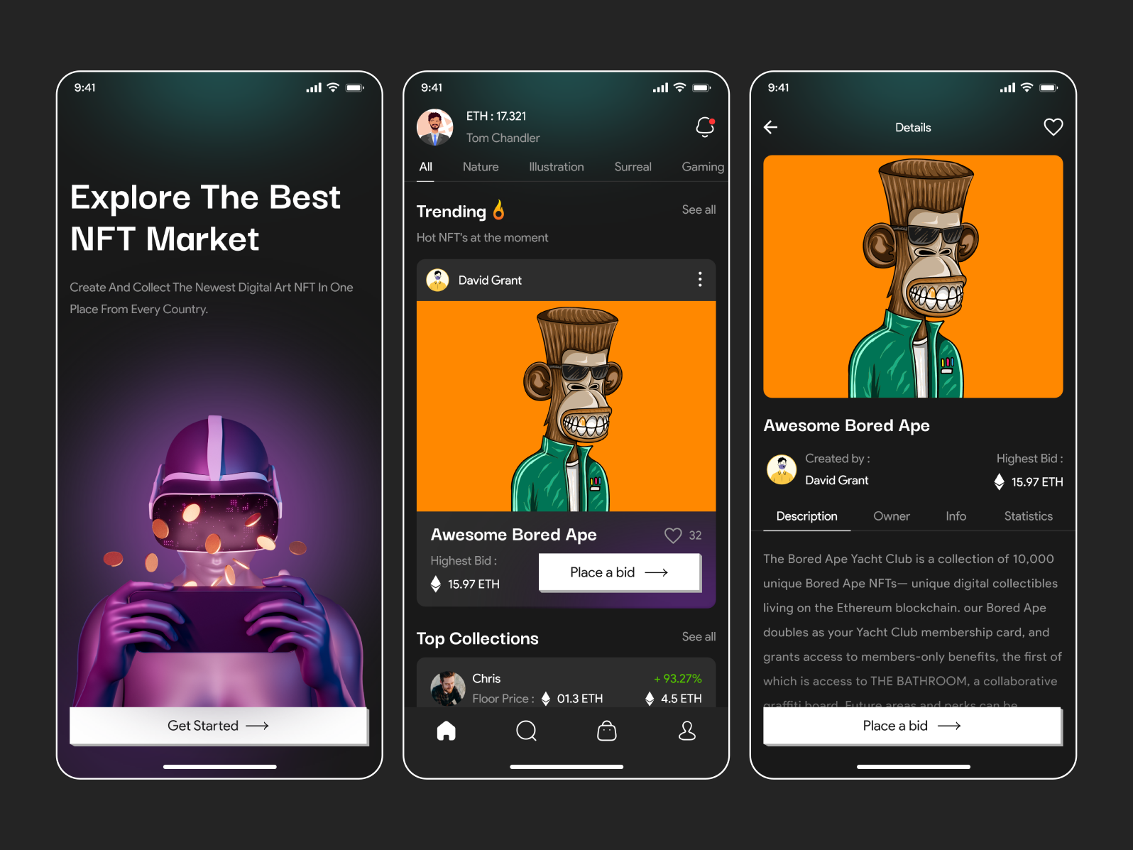 NFT App Exploration by Kritik Shivanshu on Dribbble