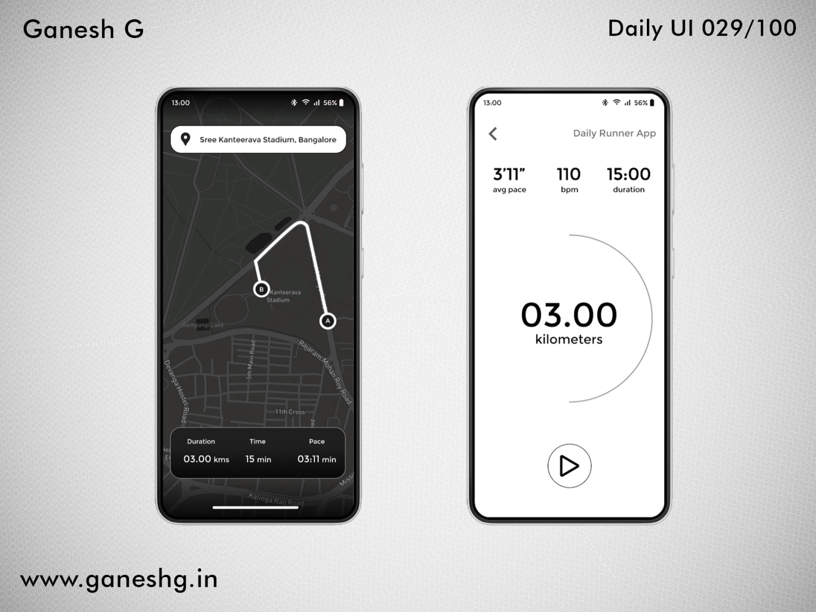 Running App By Ganesh G On Dribbble