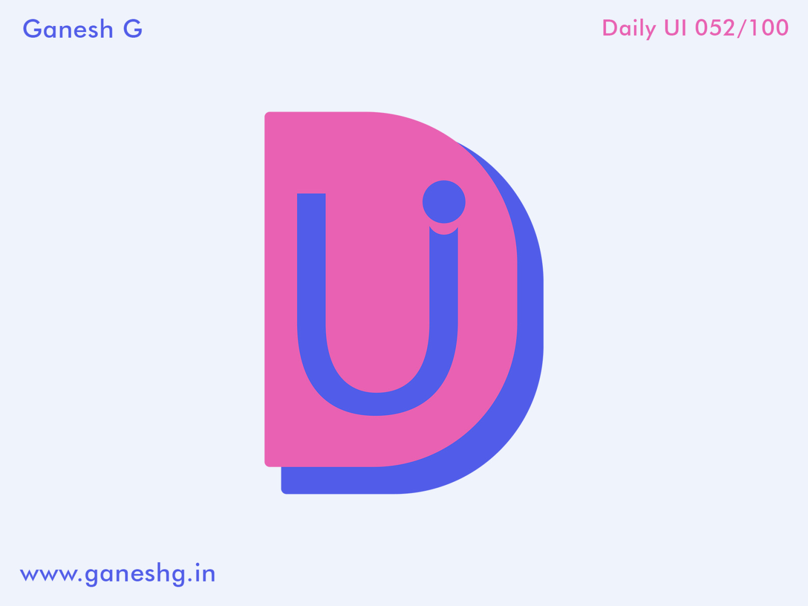 Daily UI Logo by Ganesh G on Dribbble