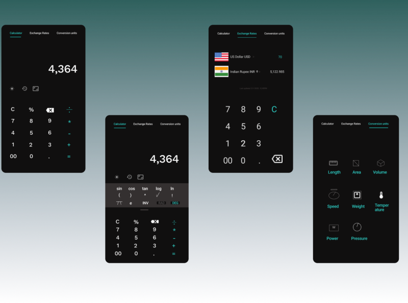 Android Calculator. by Monika K on Dribbble